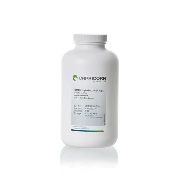 DMEM High Glucose (4.5 g/l) powder medium, 50 L, with L-Glutamine ...