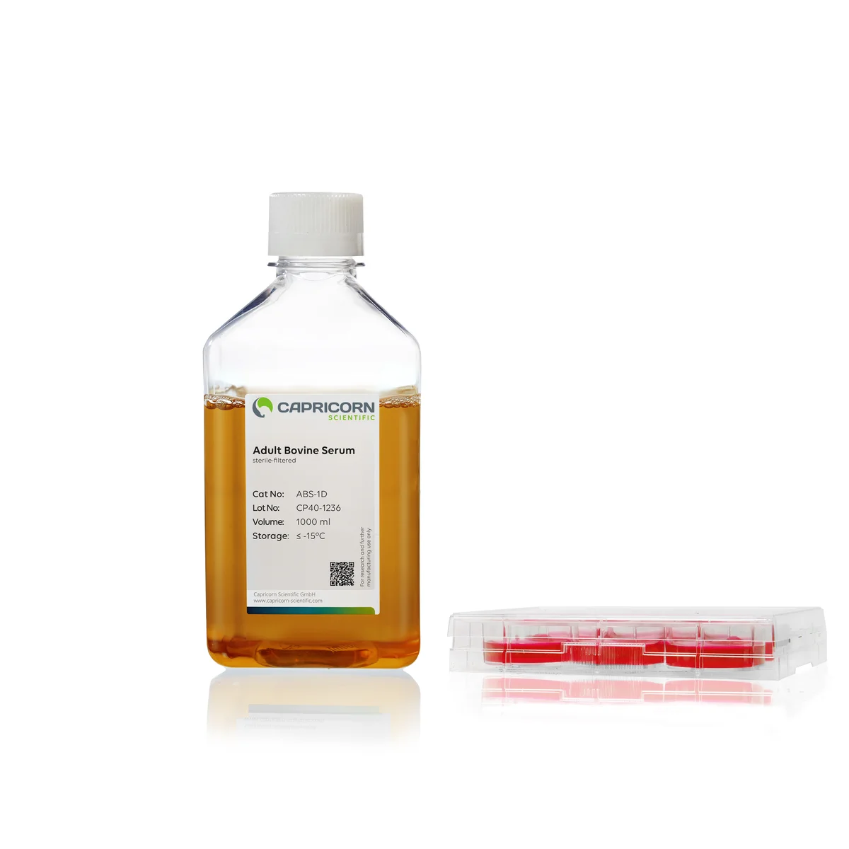 Adult Bovine Serum 1000 ml | Capricorn Scientific | Animal Sera